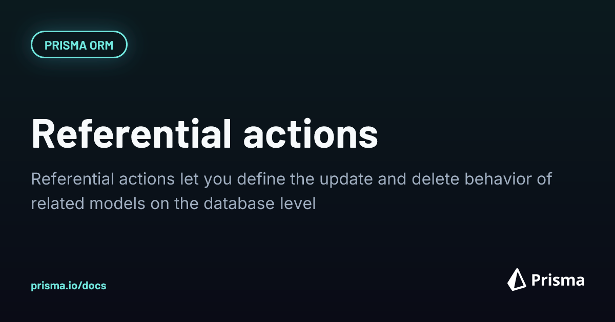 Special rules for referential actions in SQL Server and MongoDB ...